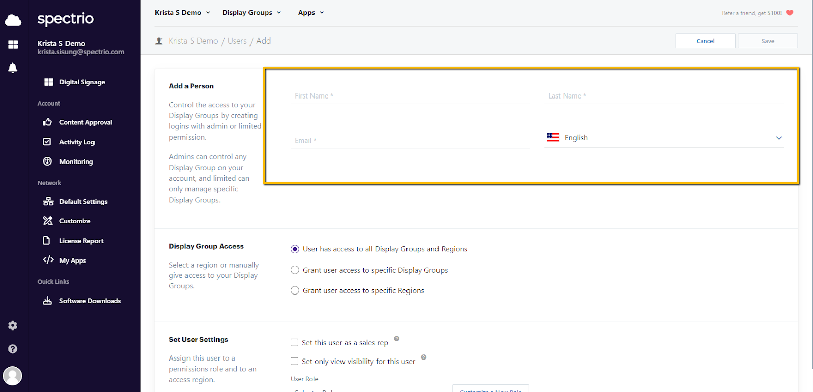 User Roles – Enplug Support Center