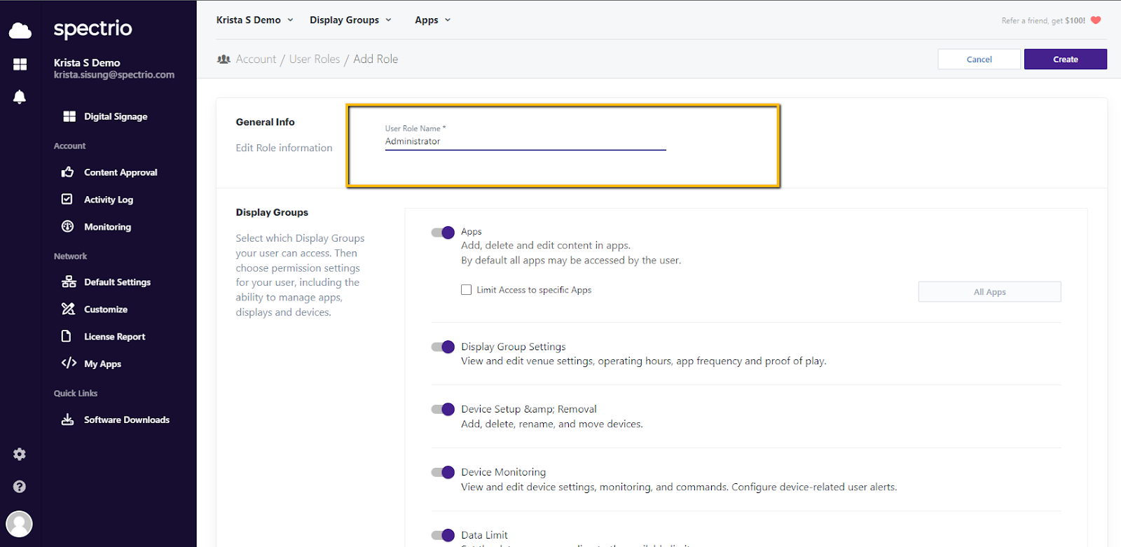 User Roles – Enplug Support Center