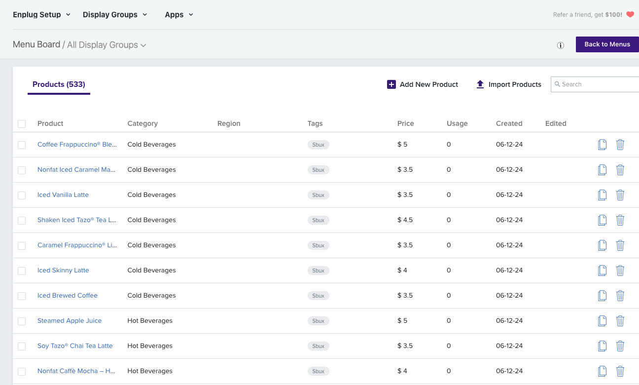 Enplug | Menu Board | User Guide – Enplug Support Center