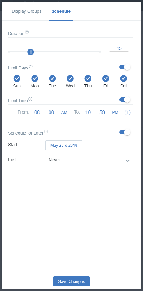 Using Enplug's App Scheduling Features – Enplug Support Center
