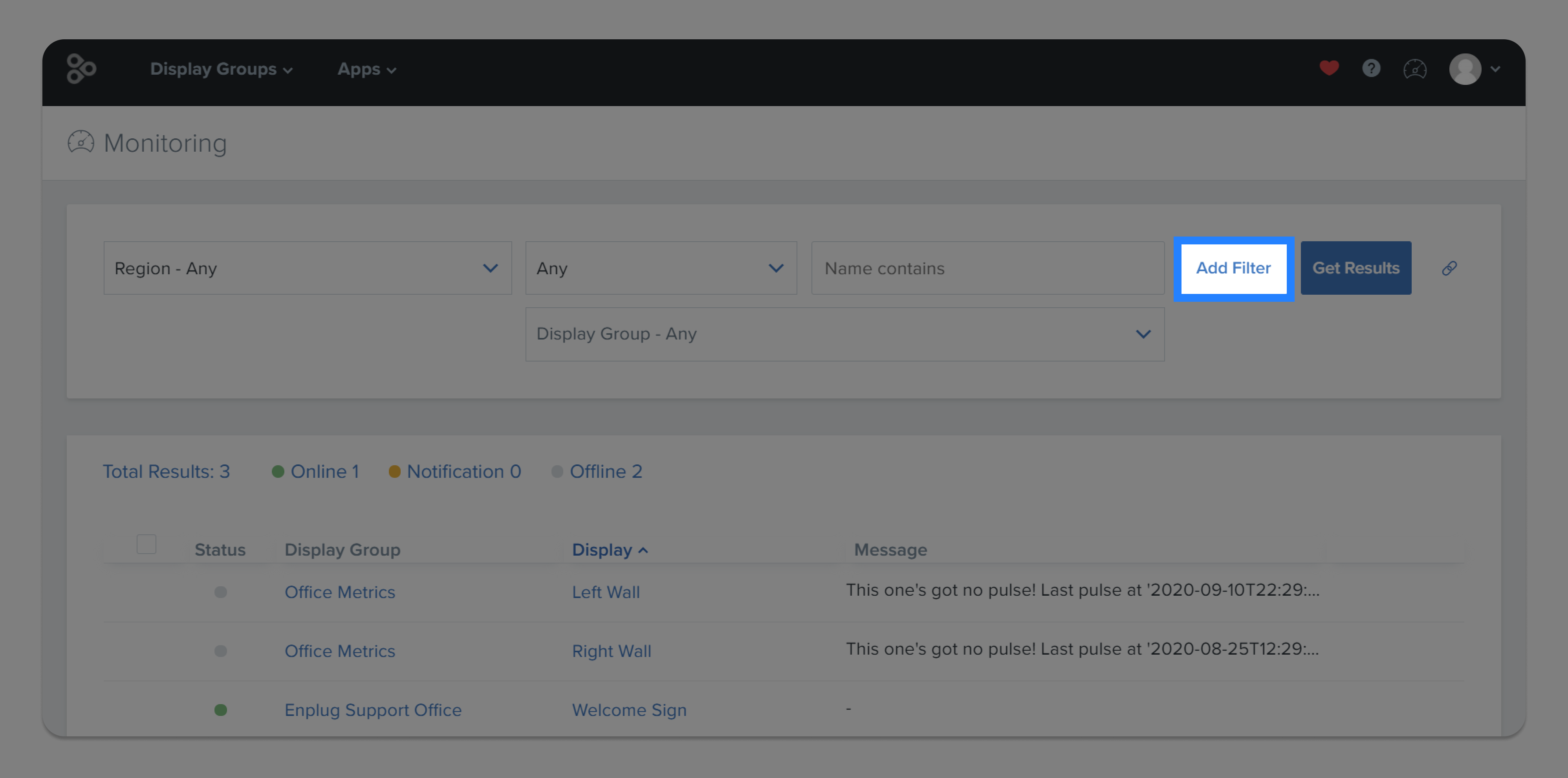 Advanced Monitoring – Enplug Support Center
